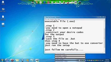 how converting batch file to executable file youtube