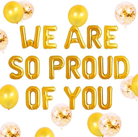 Jevenis Set Of 11 We Are So Proud Of You Balloon Graduation