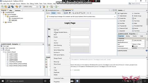how to create login page using java jframe part 1 and login to jdbc in