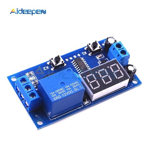 dc 12v delay relay delay time multi function module infinite loop coun