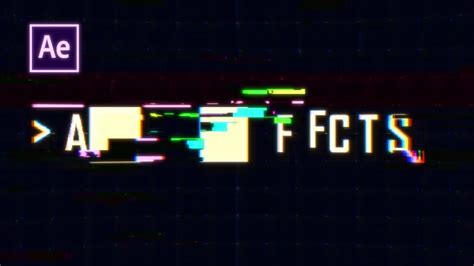 glitch text transition videohive after effects pro video motion
