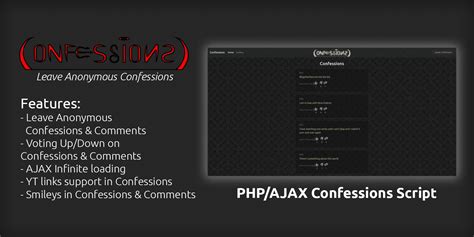 confessions php script codezaar