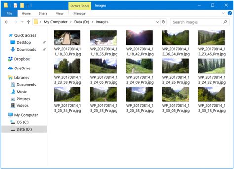 enable or disable thumbnail previews in windows 10 file explorer