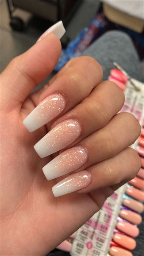 60 Trendy Glitter Coffin Nail Designs Xuzinuo