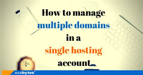 manage multiple domains in a single hosting account addon domain