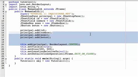 tutorial 11 parte 1 2 java netbeans quisidores jlist