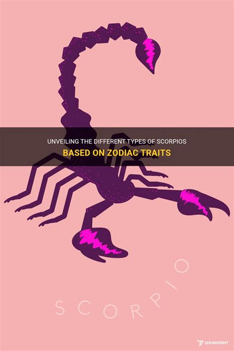 Unveiling The Different Types Of Scorpios Based On Zodiac Traits