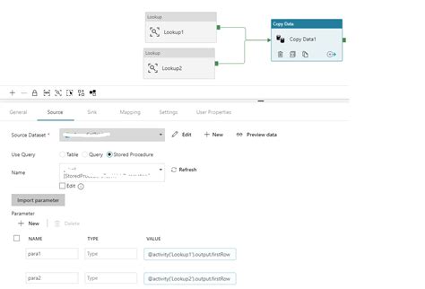 multiple source to a copy activity in azure data factory stack overflow