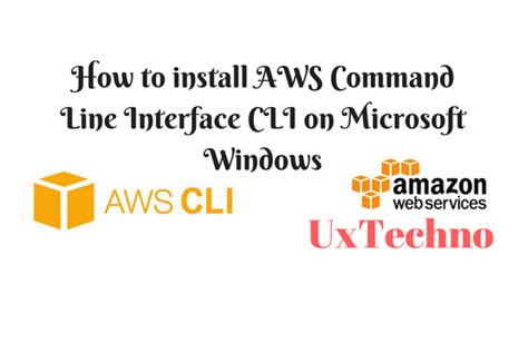 how to install aws command line interface cli on microsoft