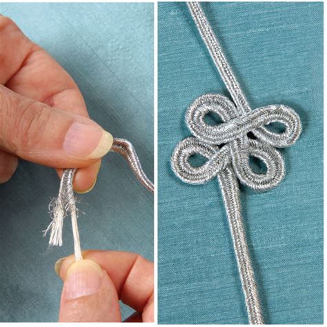 how to make loops in soutache braid threads