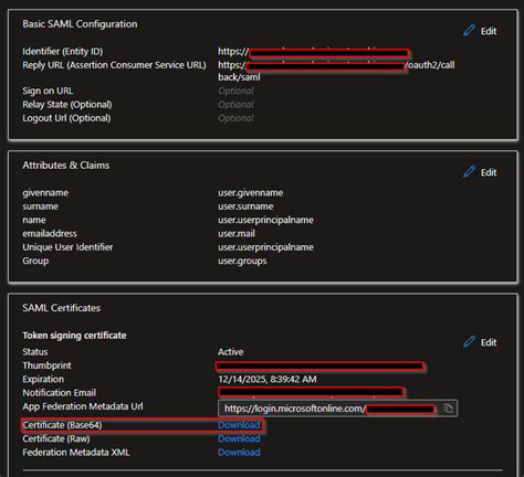 azure saml sso authentication for sonarqube login page looping