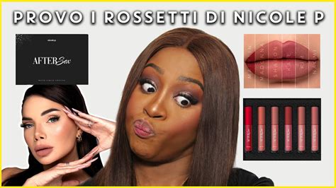 Provo I Rossetti Di Nicole Pallado After S€x Kit Su Swatch Pelle
