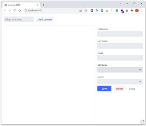 get application up and running tutorial designer tools vaadin