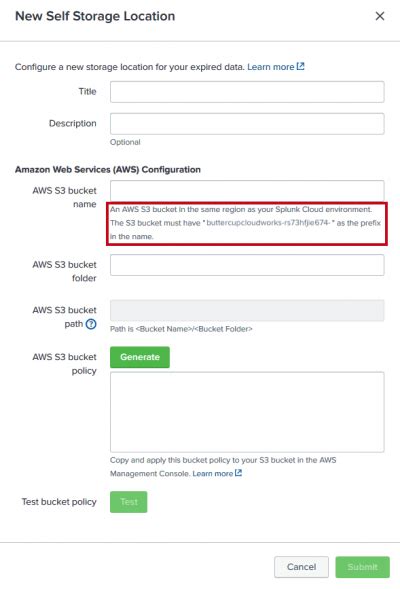 store expired splunk cloud platform data in your private archive