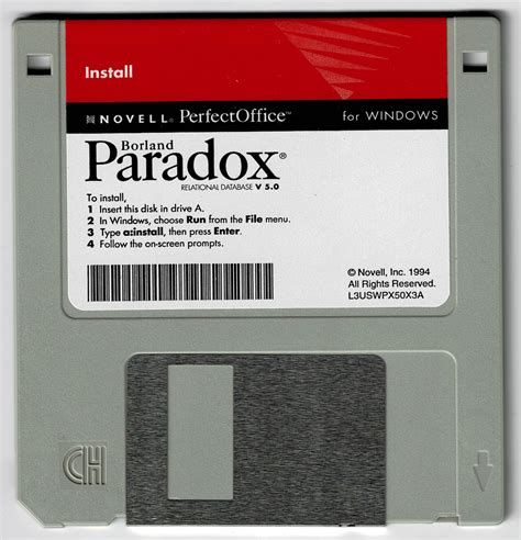 borland paradox 5 0 for windows novell edition borland free