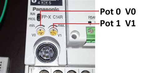 industrial plc fpx c14r panasonic slave modbus rtu