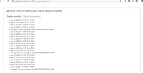 server sent events with codeigniter push notifications roy tutorials