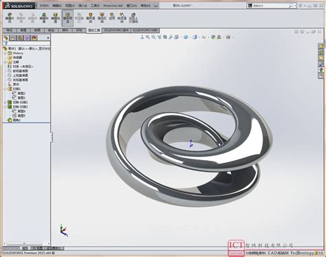 Solidworks模型 莫比乌斯环 智诚科技ict