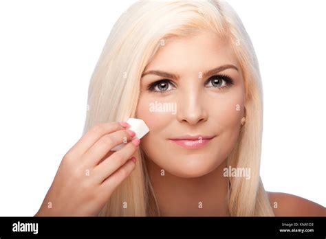 Beautiful Face Of Young Woman For Aesthetics Facial Skincare Concept