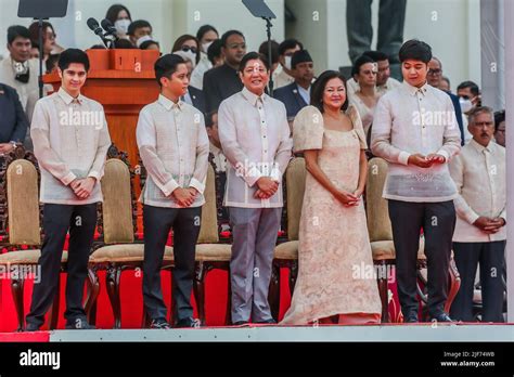 Manila 30th June 2022 Ferdinand Romualdez Marcos Attends His