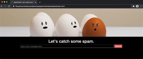 building a full stack spam catching app 3 frontend and deployment