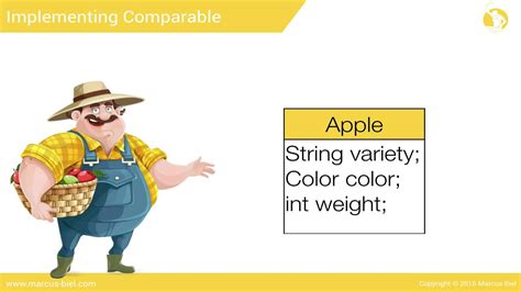 java comparable interface video tutorial marcus biel