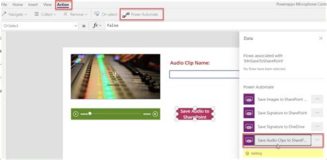 powerapps microphone control how to use spguides