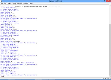 tgtpgtcs practical no 19 write a menu driven program which insert