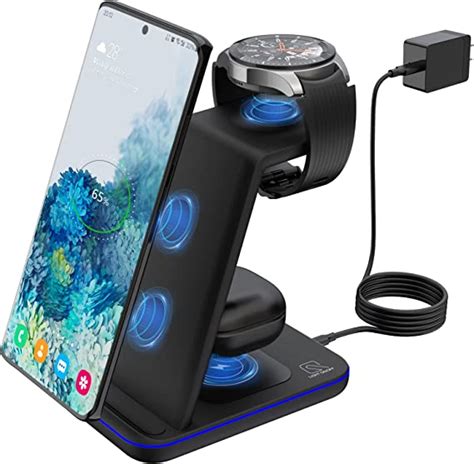 Wireless Charger Zhike 3 In 1 15w Fast Charging Qi