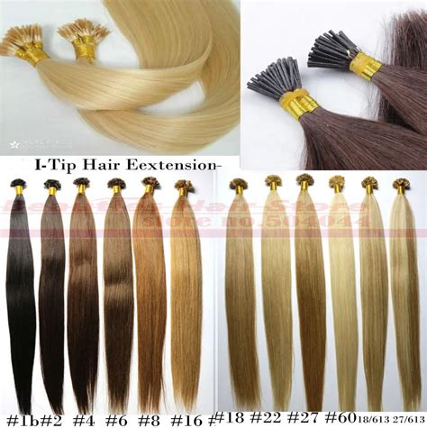 18 100g Pack Pre Bonded Stick Hair I Tip Keratin Hair Extensions 100