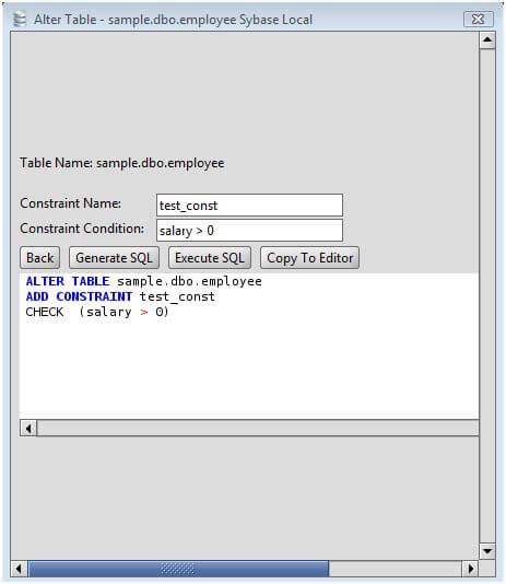 how do you check constraints on a snowflake table sql