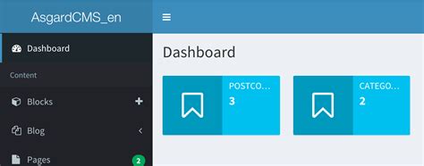 asgardcms a laravel cms that s modular and multilingual