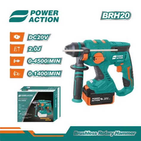 Electric Cordless Power Tool 20v Brushless Cordless Rotary Hammer With