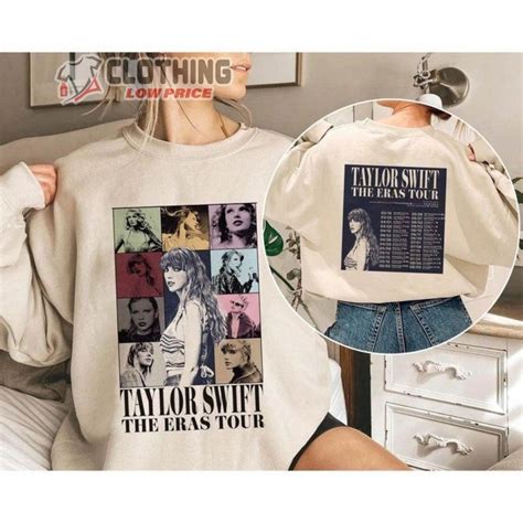 Taylor Swift Eras Tour 2023 T Shirt The Eras Tour 2023 Midnights Tee