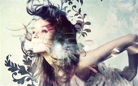Wallpaper Illustration Long Hair Black Hair Happiness Art Girl