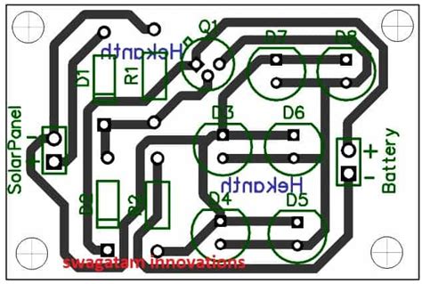 pcb layout for automatic street light pcb circuits