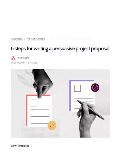 How To Write A Project Proposal [2024] • Asana Pdf Request For