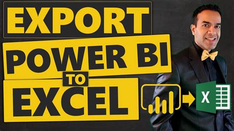 how to export power bi to excel 5 different ways youtube