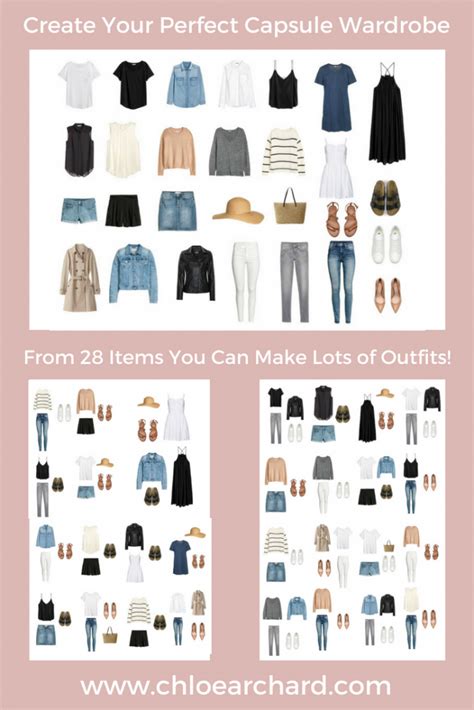 Create Your Perfect Capsule Wardrobe A Step By Step Guide – Chloe Archard