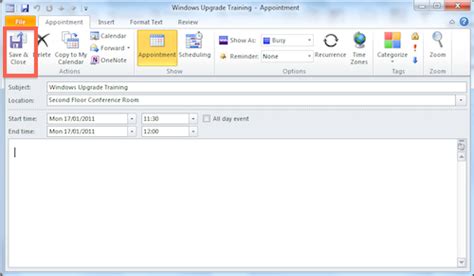 creating an icalendar file in outlook mike thomas it training
