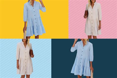 This ‘flattering Button Down Shirt Dress Is On Sale At Amazon
