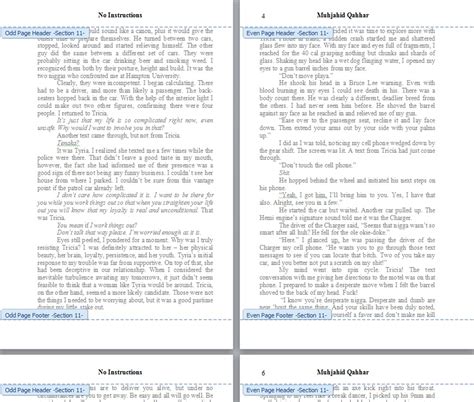 consecutive odd page numbers microsoft community