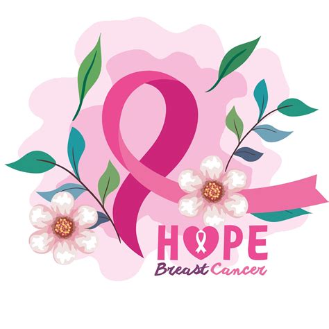 Pink Ribbon Symbol Of World Breast Cancer Awareness Month In October