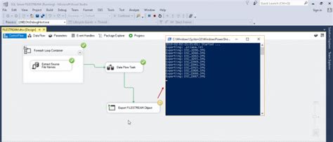 export sql server filestream objects with powershell and ssis