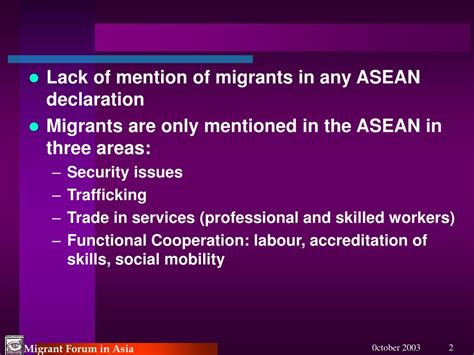 Ppt Migrants And The Asean Powerpoint Presentation Free Download