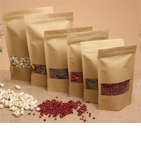 Kraft Paper Stand Up Pouch At Rs 3 Piece Stand Up And Zipper Pouch In