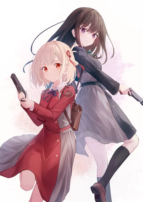 Wallpaper Anime Girls Lycoris Recoil Nishikigi Chisato Inoue