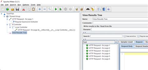 how to loop a jmeter request stack overflow
