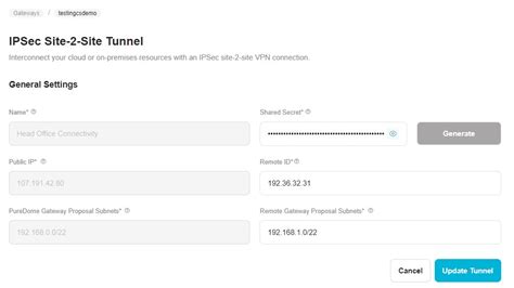 Site To Site Ipsec Connection Overview Puresquare