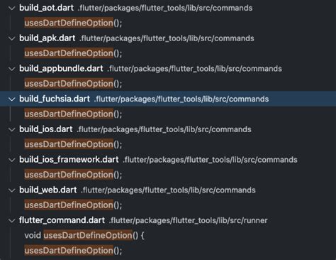 [flutter tools]add dart define option support to build aar command